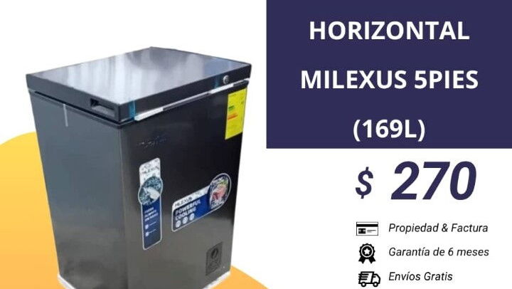 *NEVERA HORIZONTAL MILEXUS 5PIES (169L) en Centro Habana, La Habana ...