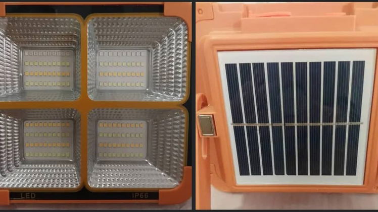 Lámpara recargable con panel solar en Arroyo Naranjo, La Habana, Cuba ...