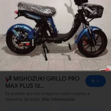 mishusuki pro max plus nueva 0 km autonomía real d en Diez de Octubre ...