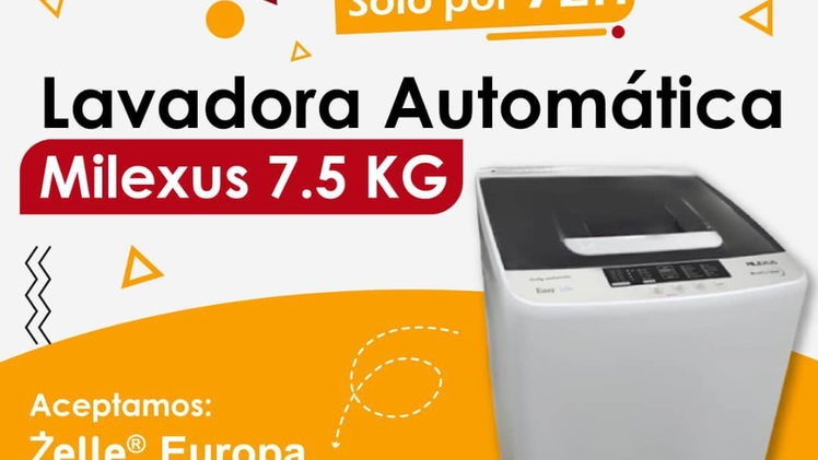 LAVADORA AUTOMÁTICA MARCA: MILEXUS 🌟 7.5 en La Lisa, La Habana, Cuba ...