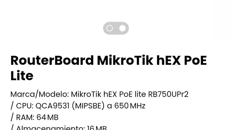 RouterBoard MikroTik hEX PoE Lite. Nuevo en Cerro, La Habana, Cuba ...