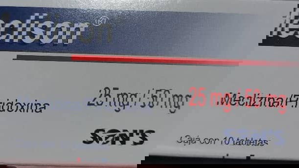 Meclizina con Piridoxina, Meclison para el tratami en San Miguel del ...