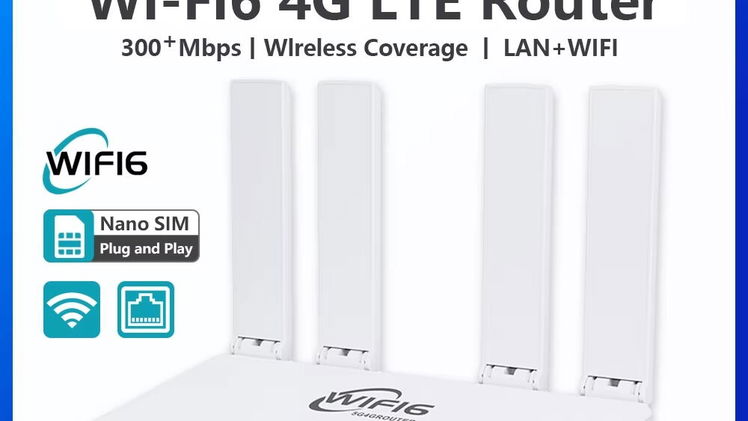 Router 4G LTE Modem 4g con 4 Antena 4G y WiFi 6 GA en Diez de Octubre ...