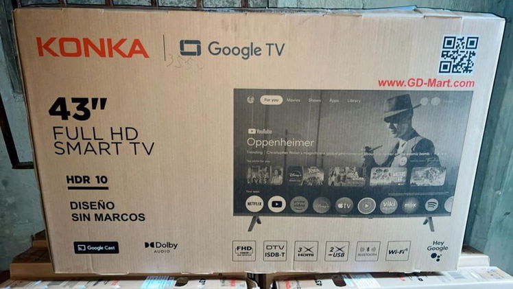 📺 Smart TV KONKA de 43" pulgadas 🧾Factura y Gar en Centro Habana, La Habana, Cuba - Revolico