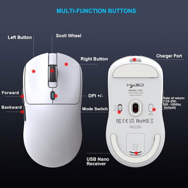 Mouse gamer inalámbrico para juegos, con cable + B en Habana del Este ...