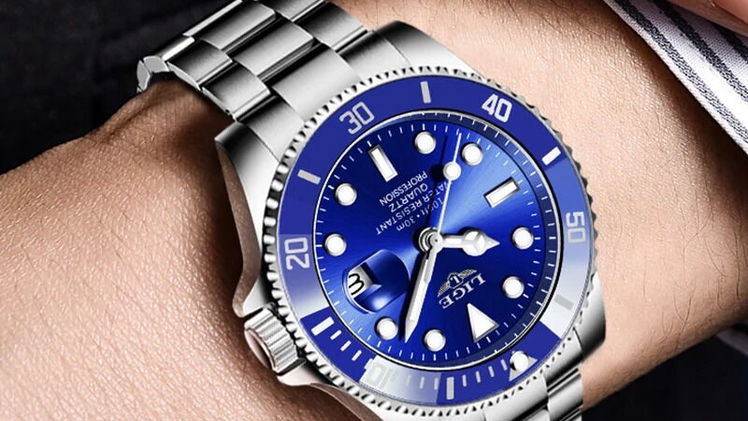 Reloj Hombre LIGE Acero Inoxidable Homenaje Rolex en Diez de Octubre ...