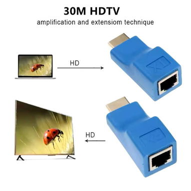 Extensor HDMI 1080P HD 4K, puertos de red RJ45, 30 en La Habana, Cuba ...