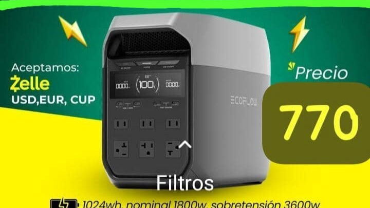EcoFlow DELTA 3 – Estación de energía portátil | 1 en Playa, La Habana ...