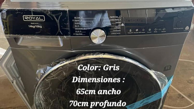 Lavadora secadora al vapor marca Royal de 14 kg nu en San Miguel del ...