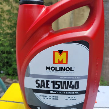 Aceite 15w-40. 5 litros. Motores Diésel. Molinol. en Cerro, La Habana ...