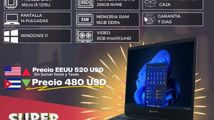 🎉Nueva Táctil Laptop en La Habana, Cuba - Revolico
