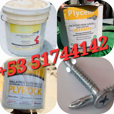 Pladur, plycem, cement-board, perfiles, canales, g en Playa, La Habana ...